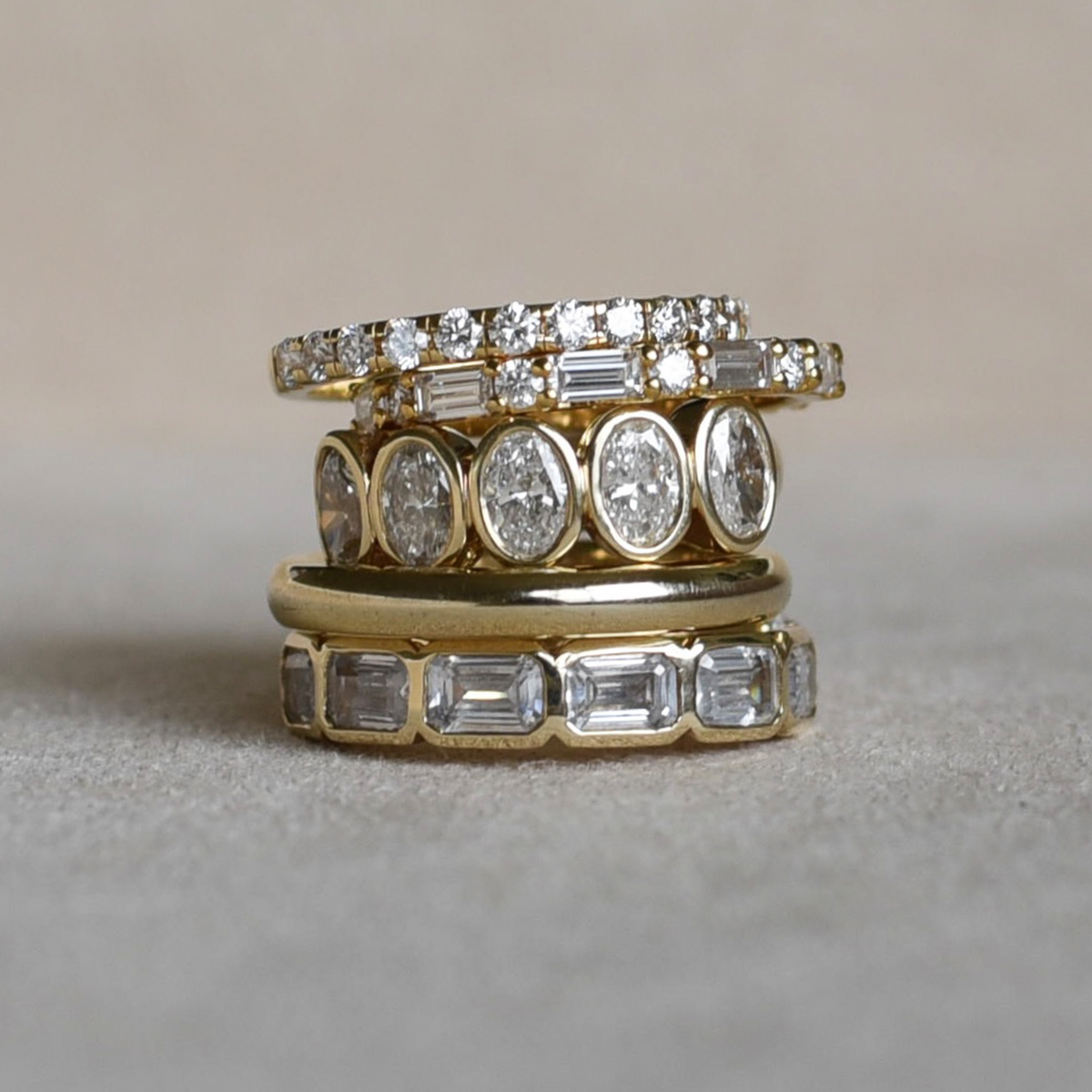 The Art of Stacking: How to Style and Layer Diamond Rings – Morgan & Co ...
