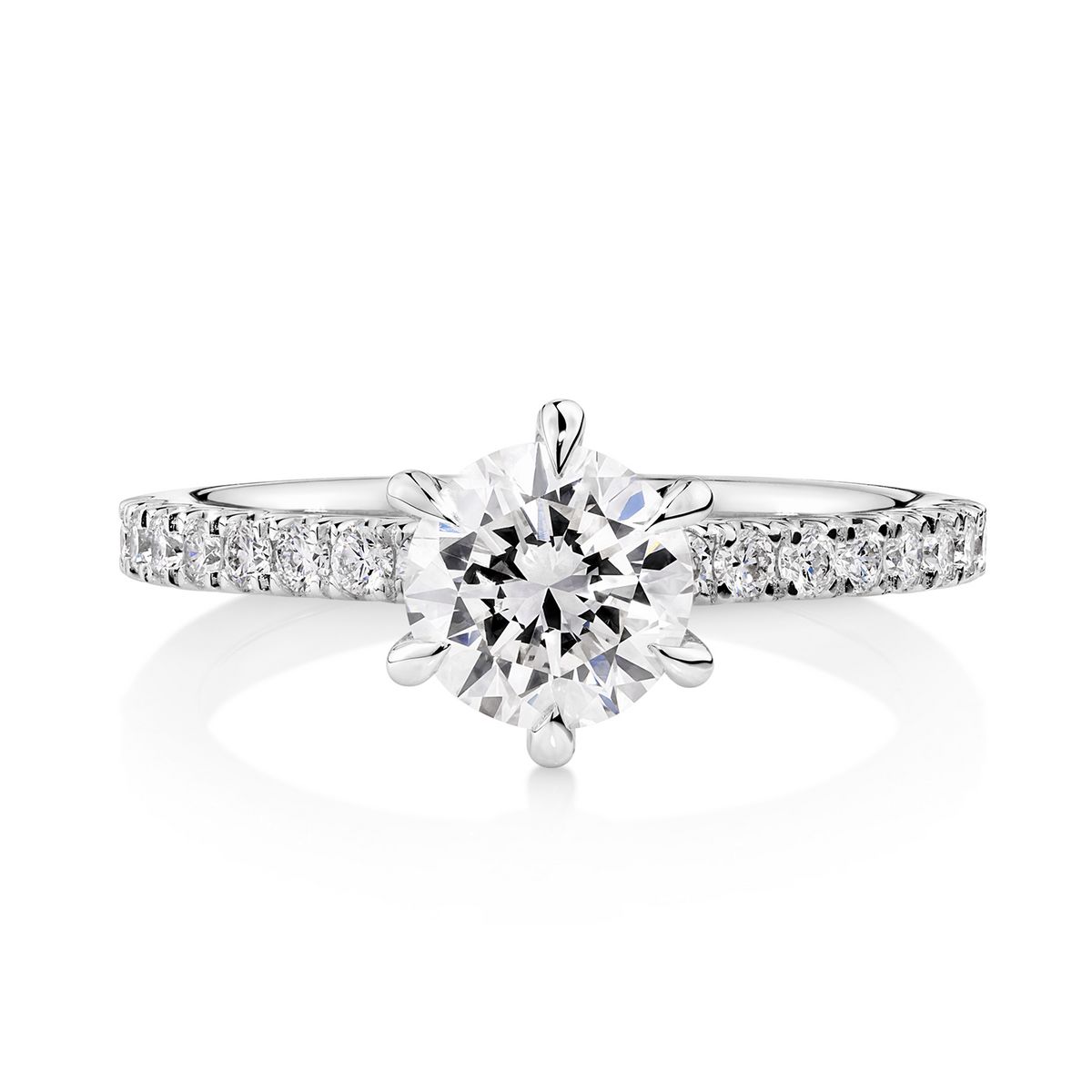 The Amy Ring Brilliant Round Diamond Engagement Ring Sunshine Coast ...